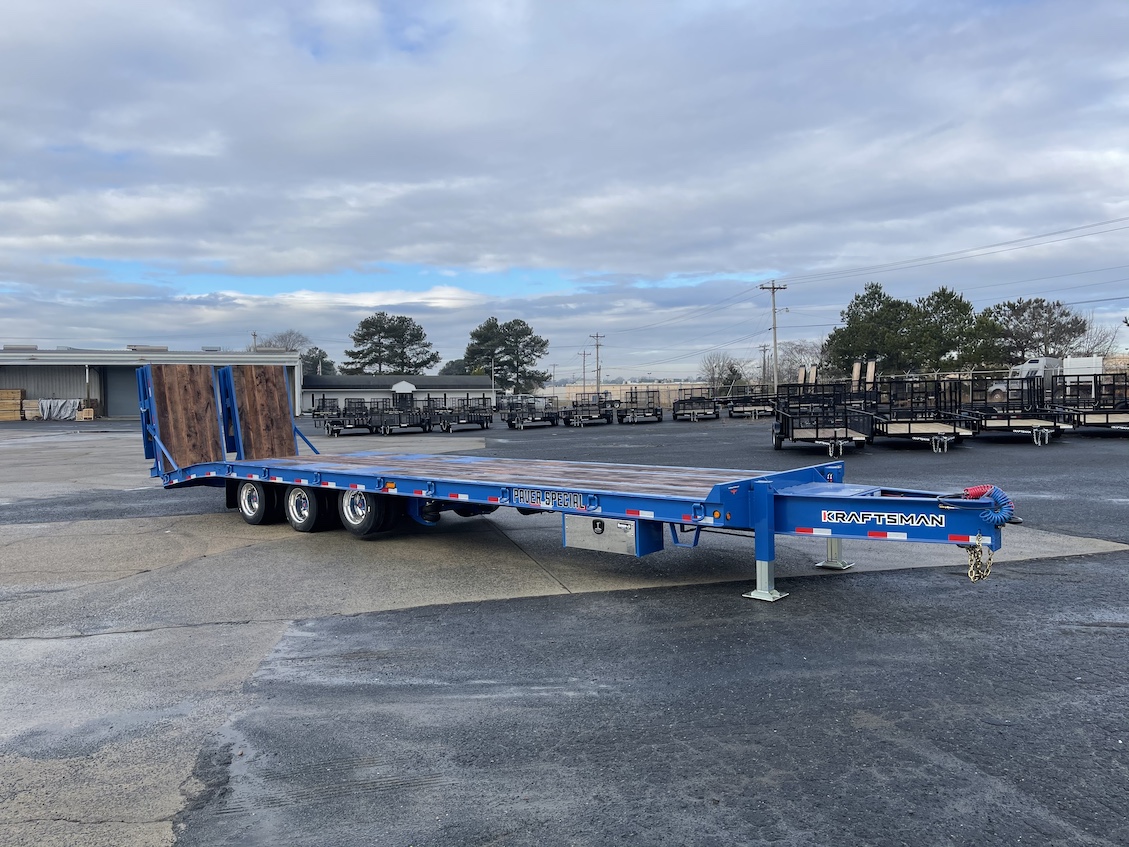 25 Ton Pintle Paver Special | Lift Axle | Kraftsman Trailers