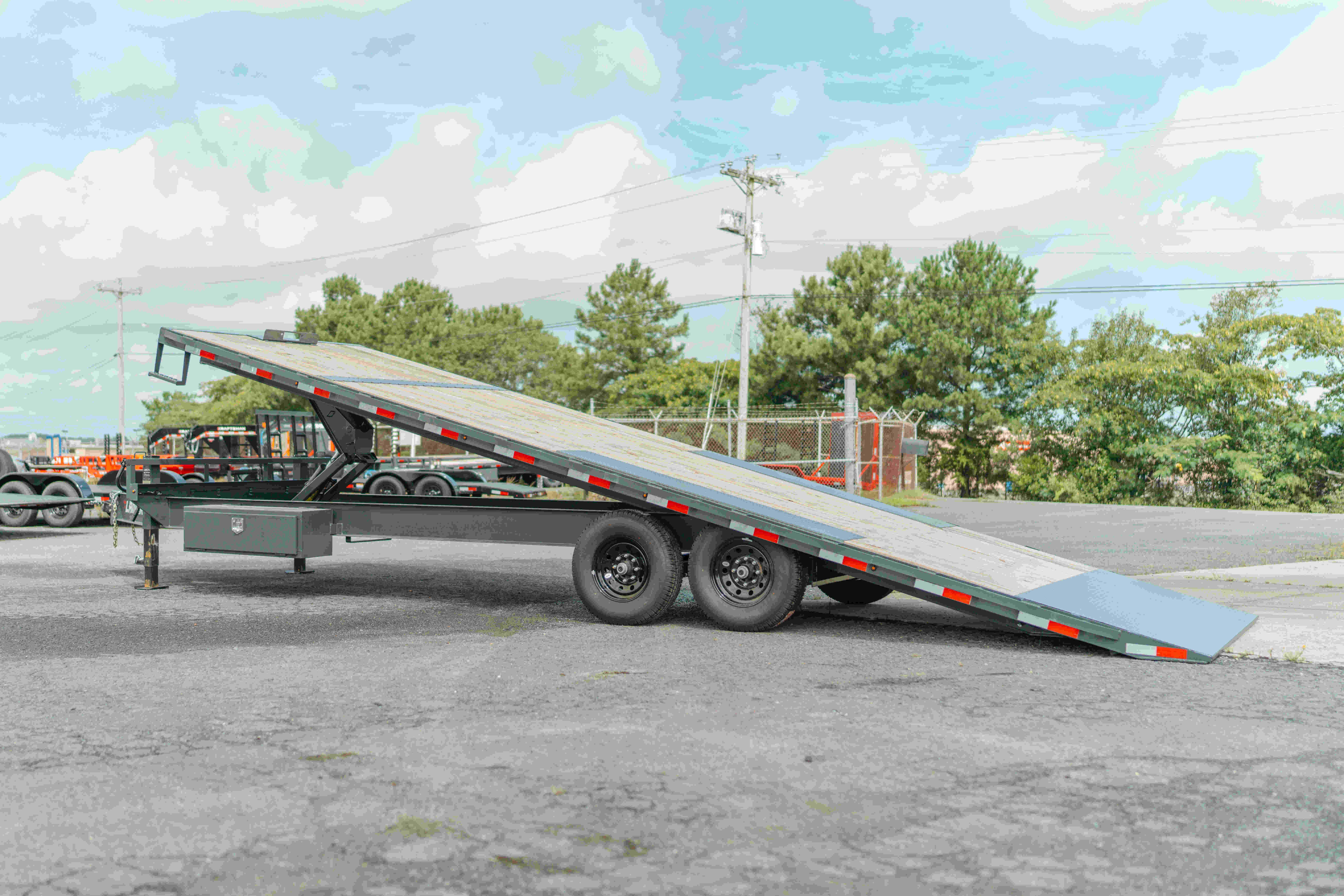 Tilt Trailers - Full Tilt Deckover & More | Kraftsman Trailers